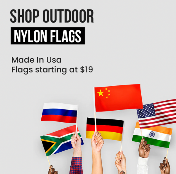 Outdoor Nylon Flags - 1-800 Flags