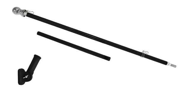 5ft Stabilizing Flagpole with Bracket Set - 1-800 Flags