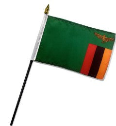 Zambia Mounted Flags 4in x 6in| Buy Online Now 1-800 Flags