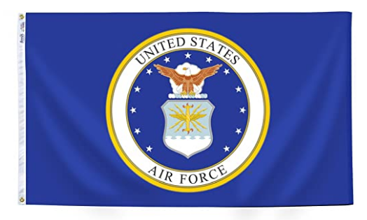 Set of 5 Armed Forces Outdoor Military POLY-MAX Commercial Flags (3ft ...