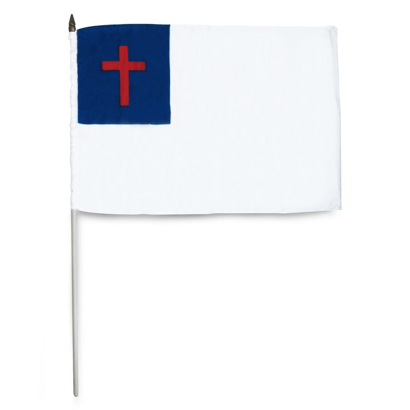 Christian Flags For Sale 12in x 18in Stick Flags - 1-800 Flags