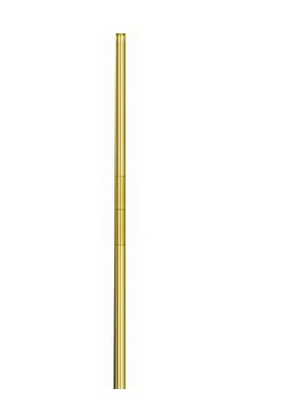 7' Gold Finished Flag Pole w/ Stand - 1-800 Flags
